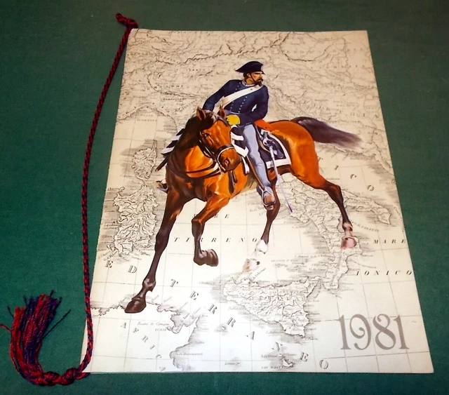 1981 CARABINIERI ARM CALENDAR with cordon £25.45 - PicClick UK