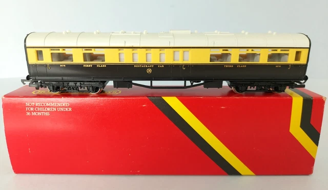 OO GAUGE HORNBY R.458 G.W.R. Restaurant Car / Coach 9578 - Superb boxed ...