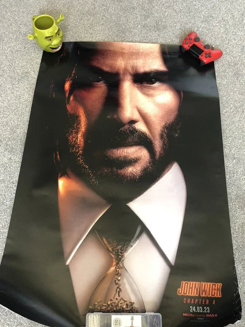 John Wick Chapter 4 Keanu Reeves Cinema Quad Poster Landscape 30 X 40