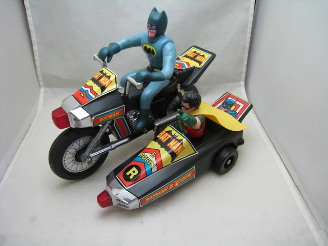 BATMAN & ROBIN Motorcycle with Sidecar Battery Operated Toy, EUR 300,00 ...
