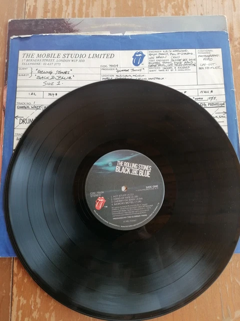 TRES RARE, VINYLE rolling stones, Black And Blue, original 1976 EUR 35 ...
