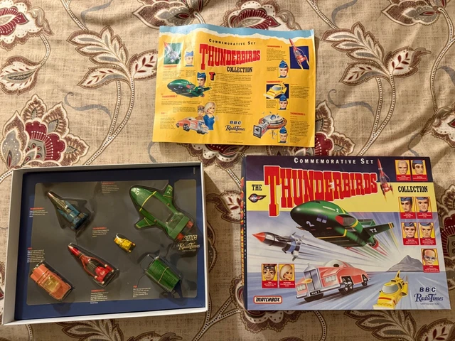 VINTAGE THUNDERBIRDS COMMEMORATIVE Toy Set BBC Radio Times Limited Edition £42.32 - PicClick UK