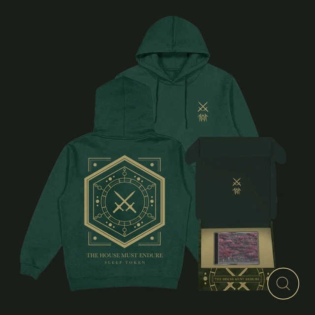 SLEEP TOKEN EVEN In Arcadia House Veridian CD Hoodie Boxset - Size ...