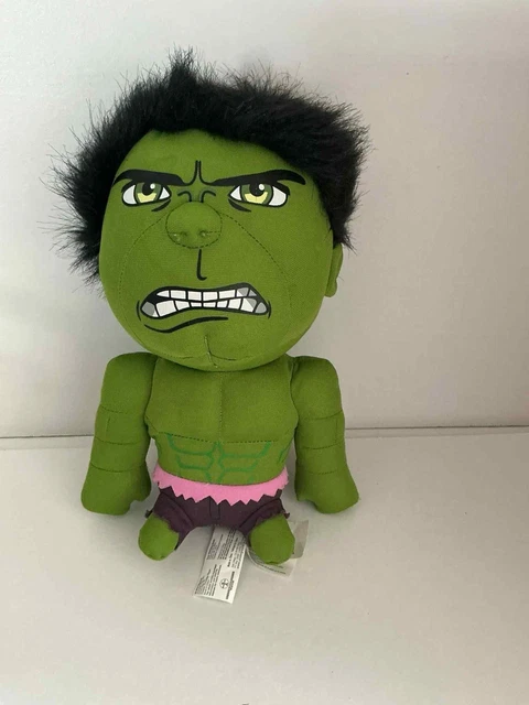 MARVEL AVENGERS 8& Hulk Plush Hulk Smash Collectable Soft Toy Talking ...