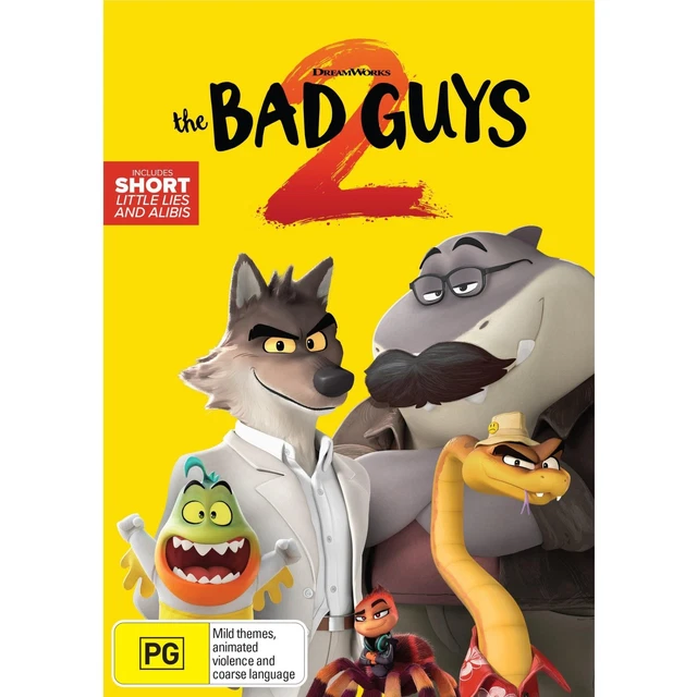 THE BAD GUYS 2 DVD | Family Animated Movie | Region 4 £17.93 - PicClick UK