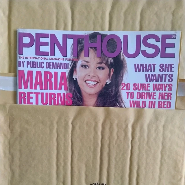 PENTHOUSE INTERNATIONAL THE Stunning Maria Whittaker Centrefold £30.00 ...