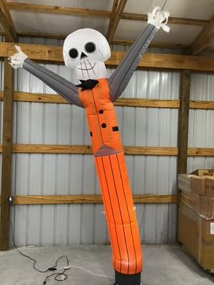 12FT GEMMY AIRBLOWN Inflatable Prototype Halloween Skeleton Jiggler ...