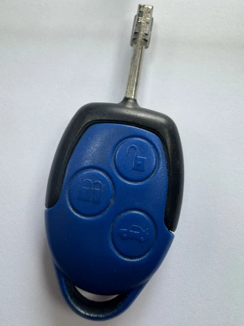 FORD TRANSIT 3 Button Remote Key Fob Mk7 Tipper Van, Blue, Tested ...
