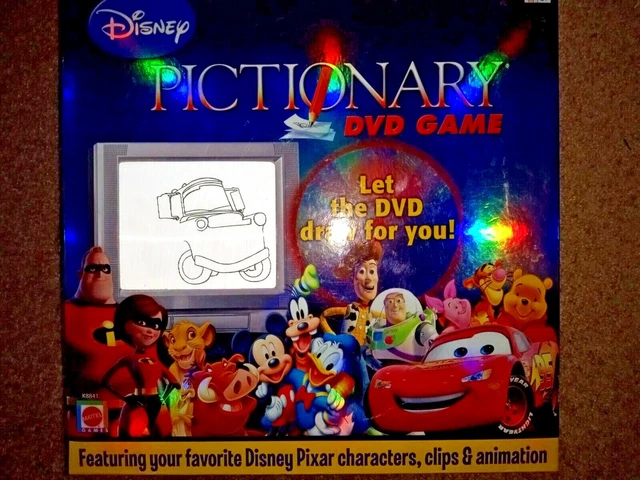 DISNEY PICTIONARY DVD Game Pixar Brand New In Box Unopened Factory ...
