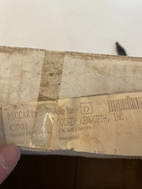 NOS KENWORTH PETERBILT PACCAR Brake Pedal Treadle Valve Plate 236979 ...