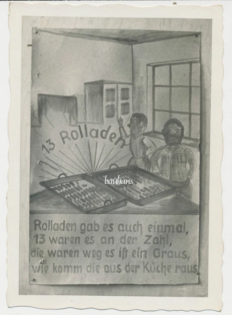 FOTO LUSTIGE KARIKATUR -Witz-Spass 2.WK (Z149) EUR 6,00 - PicClick DE