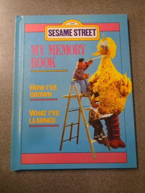 * SESAME STREET MY MEMORY BOOK bt ELLEN WEISS * UK POST £3.25* H/B ...