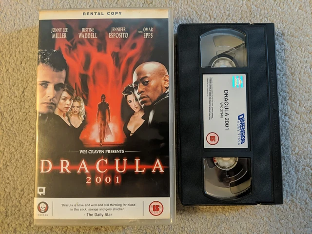 DRACULA 2001 VHS Big Box Ex Rental Wes Craven £5.99 - PicClick UK