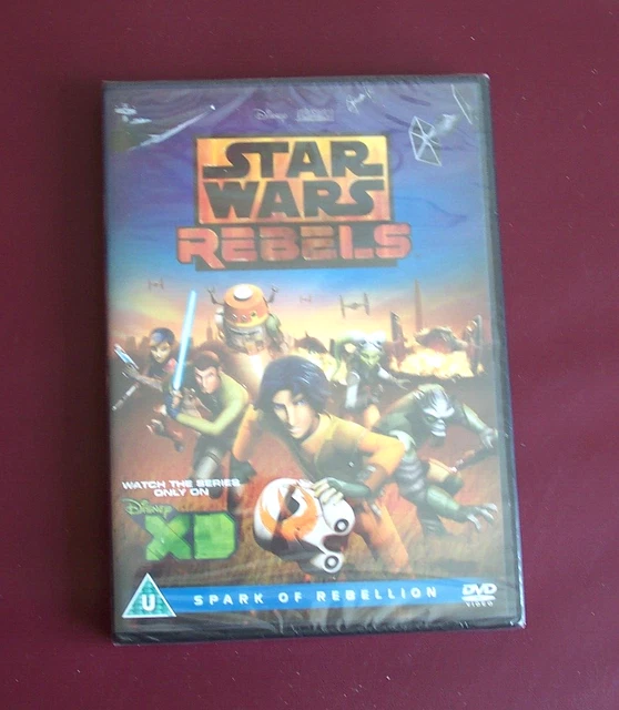 NEW DISNEY ANIMATED DVD Star War Rebels, Spark of Rebellion, U Rated £3 ...