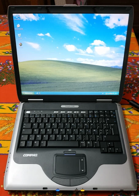 PC PORTABLE 32 bits Compaq Presario 2100 avec port série EUR 90,00 ...