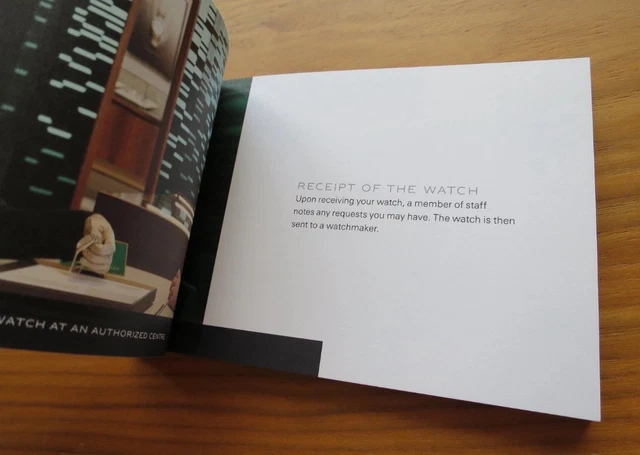 2025 ROLEX WORLD 🌍 Service Booklet Factory Manual UK Edition new £10.78 ...