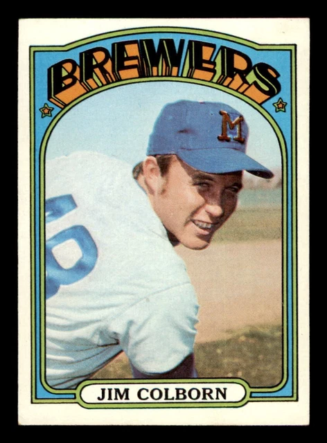 1972 TOPPS BASEBALL #386 Jim Colborn VG/EX *d5 EUR 2,77 - PicClick FR