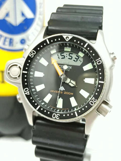 OROLOGIO CITIZEN AQUALAND C520 promaster diving clock diver watch sub ...