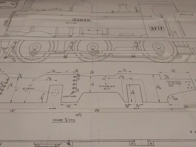 5& GAUGE GWR 5700 Class Model Miniature Steam Railway Locomotive Pansy ...