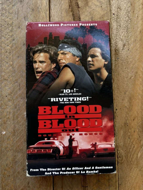 BLOOD IN, BLOOD Out (VHS, 1994) Chicano Culture Gangs Family East Los ...