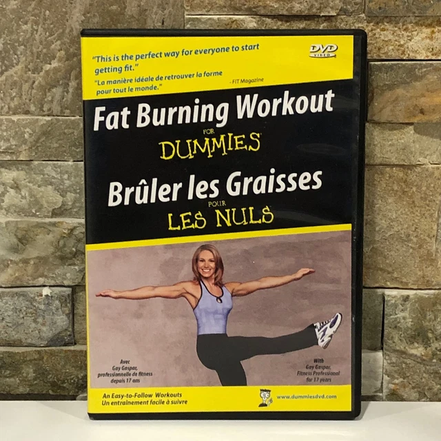 FOR DUMMIES FAT Burning Workout DVD Exercise Fitness English French ...