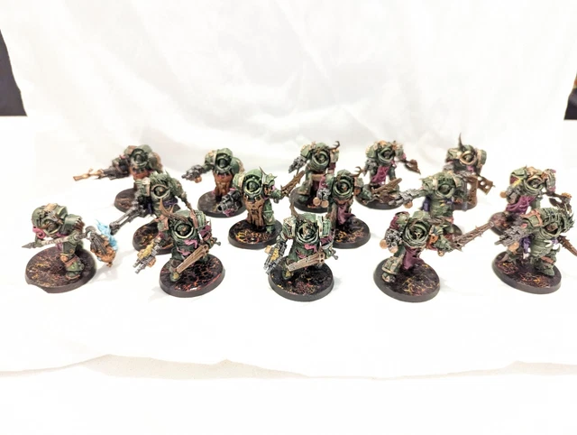 WARHAMMER 40K: DEATH Guard Blight Lord Terminators (x 15 Miniatures) £ ...