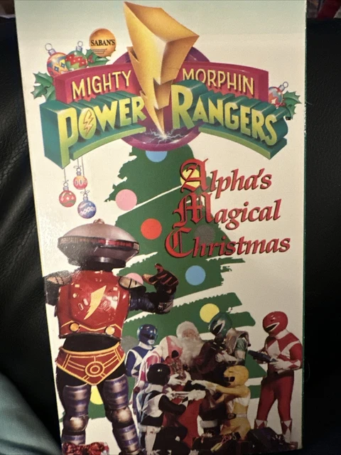 MIGHTY MORPHIN POWER Rangers Alpha's Magical Christmas VHS Movie £10.21 ...