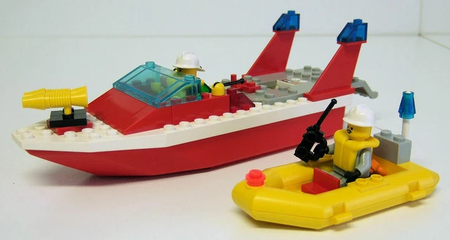 LEGO 6429 SYSTEM Fire Brigade Fireboat with Lifeboat £15.55 - PicClick UK