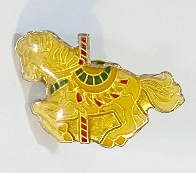 CAROUSEL HORSE PIN Badge Fairground Carnival Rare Vintage (A2) $9.99 ...