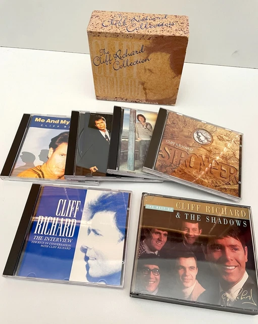 CLIFF RICHARD COLLECTION 5 CD Box EMI & Cliff with The Shadows Readers ...