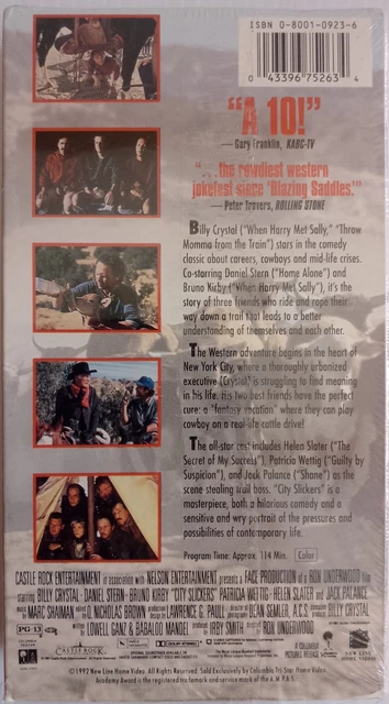 CITY SLICKERS NTSC VHS Slipcase Billy Crystal Jack Palance 1992 US ...