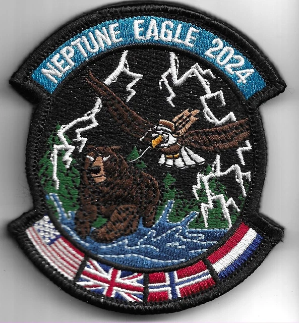 USAF PATCH USAFE Neptune Eagle 2024 Exercise Us Air Force Squadron ...