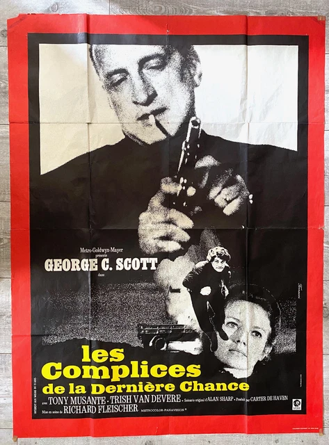 ANCIENNE AFFICHE DE Cinéma Les Complices de la dernière Chance EUR 10,00 - PicClick FR