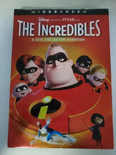 THE INCREDIBLES 2 Disc Collector's Edition (2003, DVD, Widescreen) $7. ...