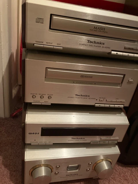 TECHNICS HIFI SYSTEM compact disc player/cassette deck/tuner/amplifier ...