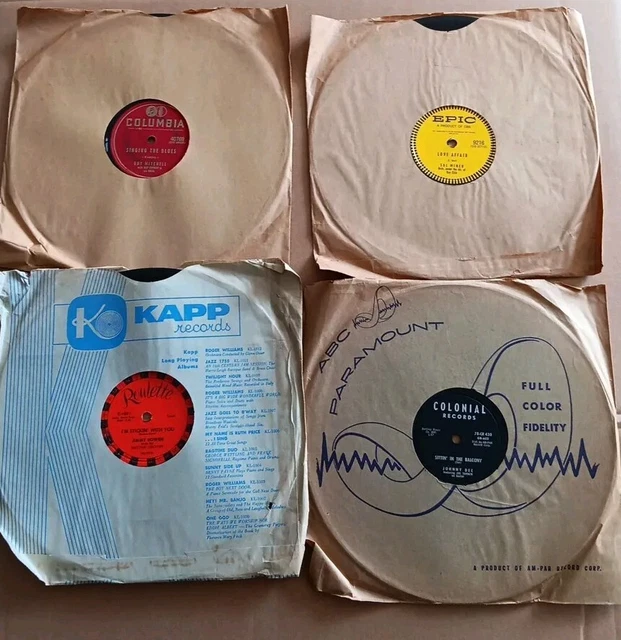 LOT 4 ROCKABILLY ROCK N ROLL 1950s 78 rpm Hit Records Mineo Dee Bowen ...