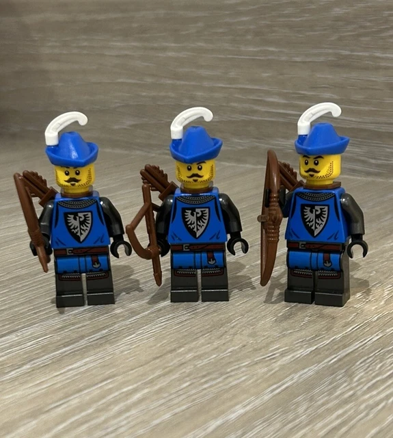 3 X LEGO Black Falcon Knights Minifigures Brand New Castle Parts From ...