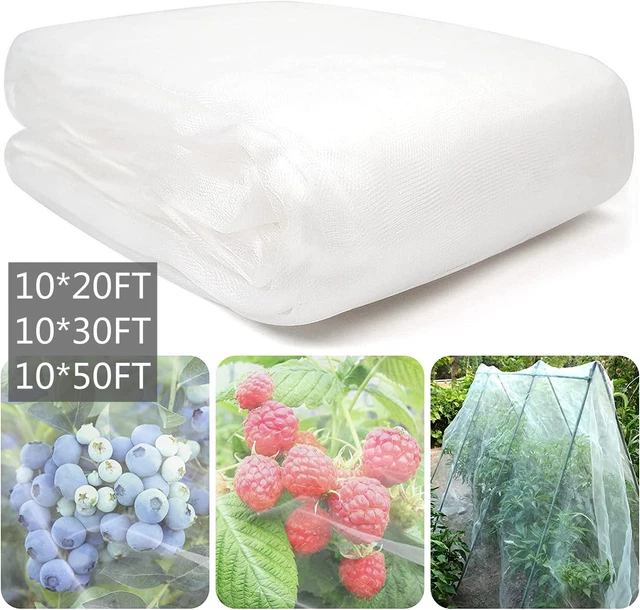 MOSQUITO GARDEN BUG Insect Netting Insect Barrier Bird Net Plant ...