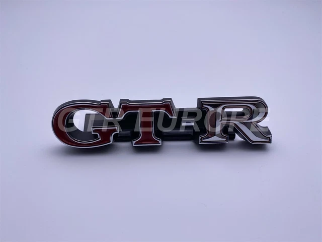 NISSAN SKYLINE GTR Gt-R Hakosuka Véritable Badge De Grille Avant Logo ...