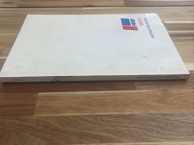 PIPER PA-34-200 SENECA Information Manual Handbook 761 506 1972 $27.53 ...