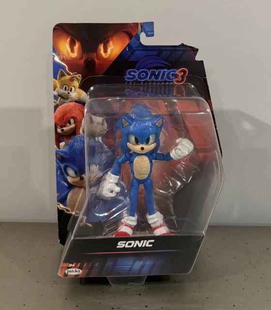 SONIC THE HEDGEHOG Jakks Pacific 4’ Figure Sonic 3 Movie Rare NEW 2024 ...