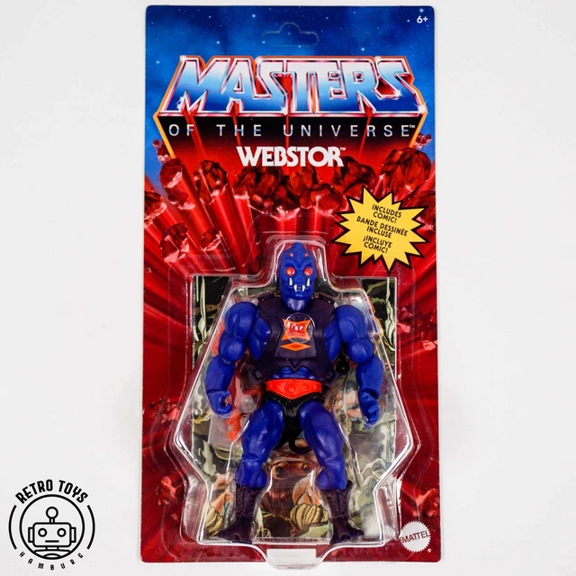 WEBSTOR MASTERS OF The Universe Origins MotU NEU OVP MOC He-Man Action ...