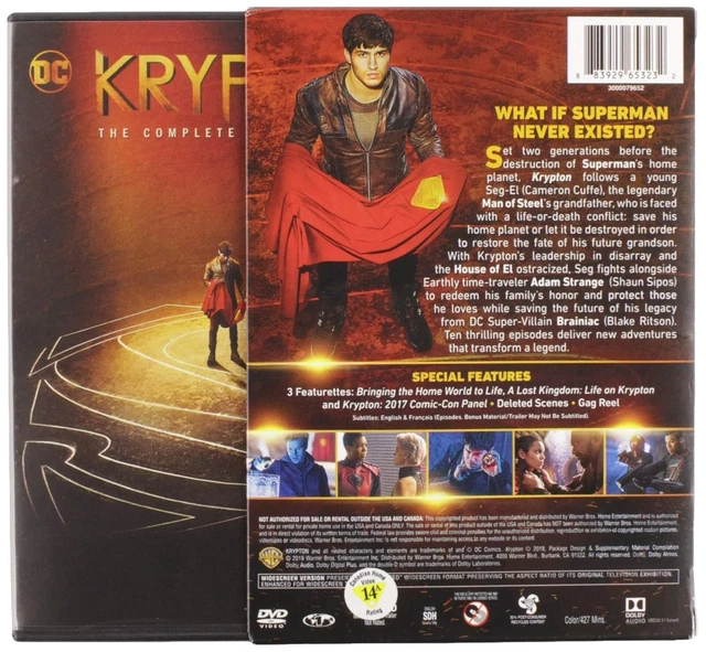 KRYPTON: THE COMPLETE First Season (DVD) Cameron Cuffe Shaun Sipos (US ...