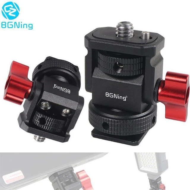 QUICK RELEASE MONITOR Holder Swivel and Tilt DSLR Camera Monitor Mount ...