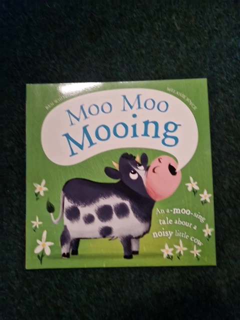 MOO MOO MOOING Bedtime Story Book Picture Book Kids cow cows farm ...