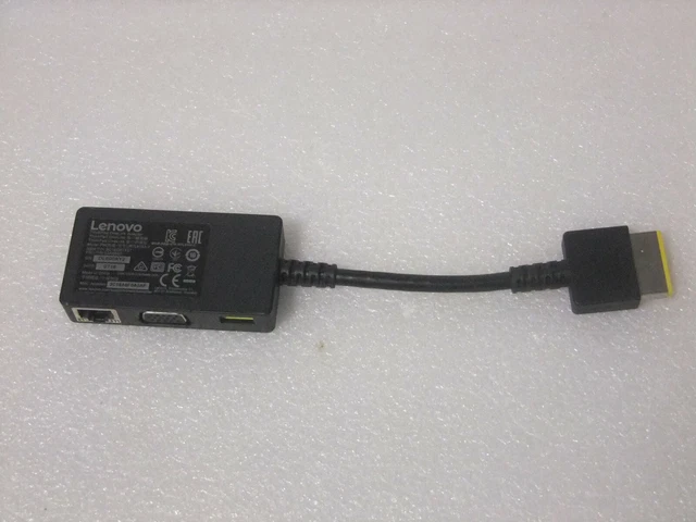 LENOVO THINKPAD ONELINK Adapter Cable to VGA Ethernet RTL8153-2 03X6890 ...