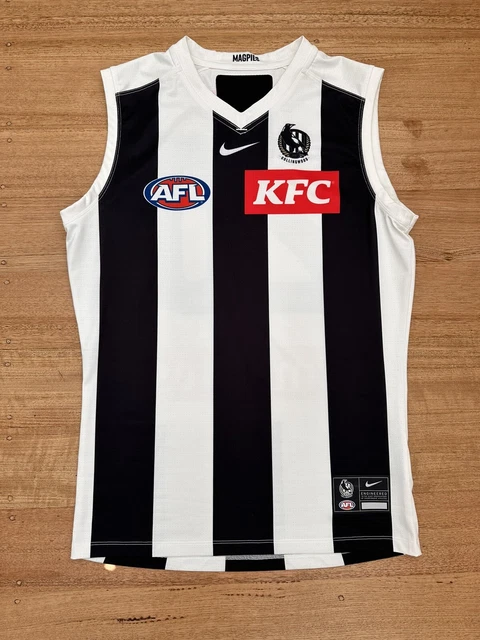 RARE COLLINGWOOD MAGPIES Afl Player Issue 2023 Coash Jumper Guernsey ...