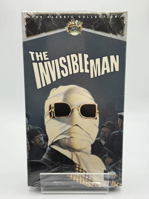 THE INVISIBLE MAN (VHS, 1991) MCA Universal Monsters The Classic ...