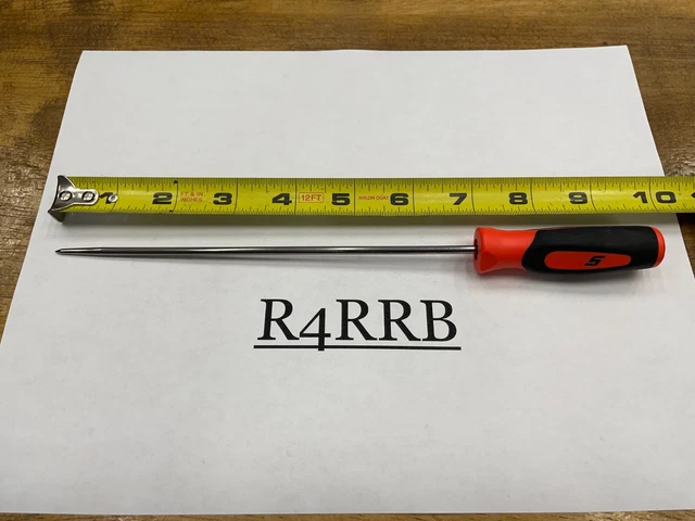 SNAP-ON TOOLS USA NEW ORANGE Instinct Soft Grip Long Mini Awl Pick ...