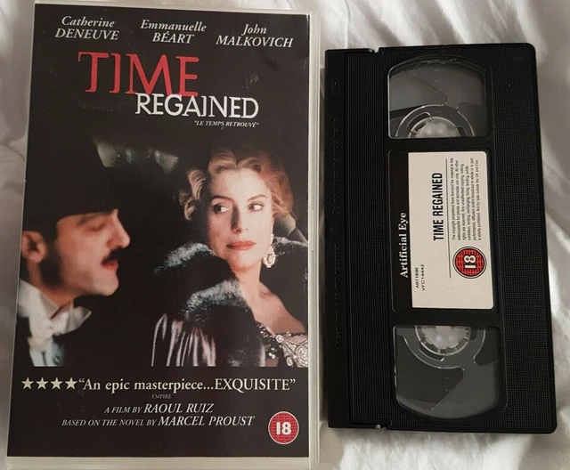 TIME REGAINED (VHS) BIG BOX - John Malkovich + Catherine Deneuve ...
